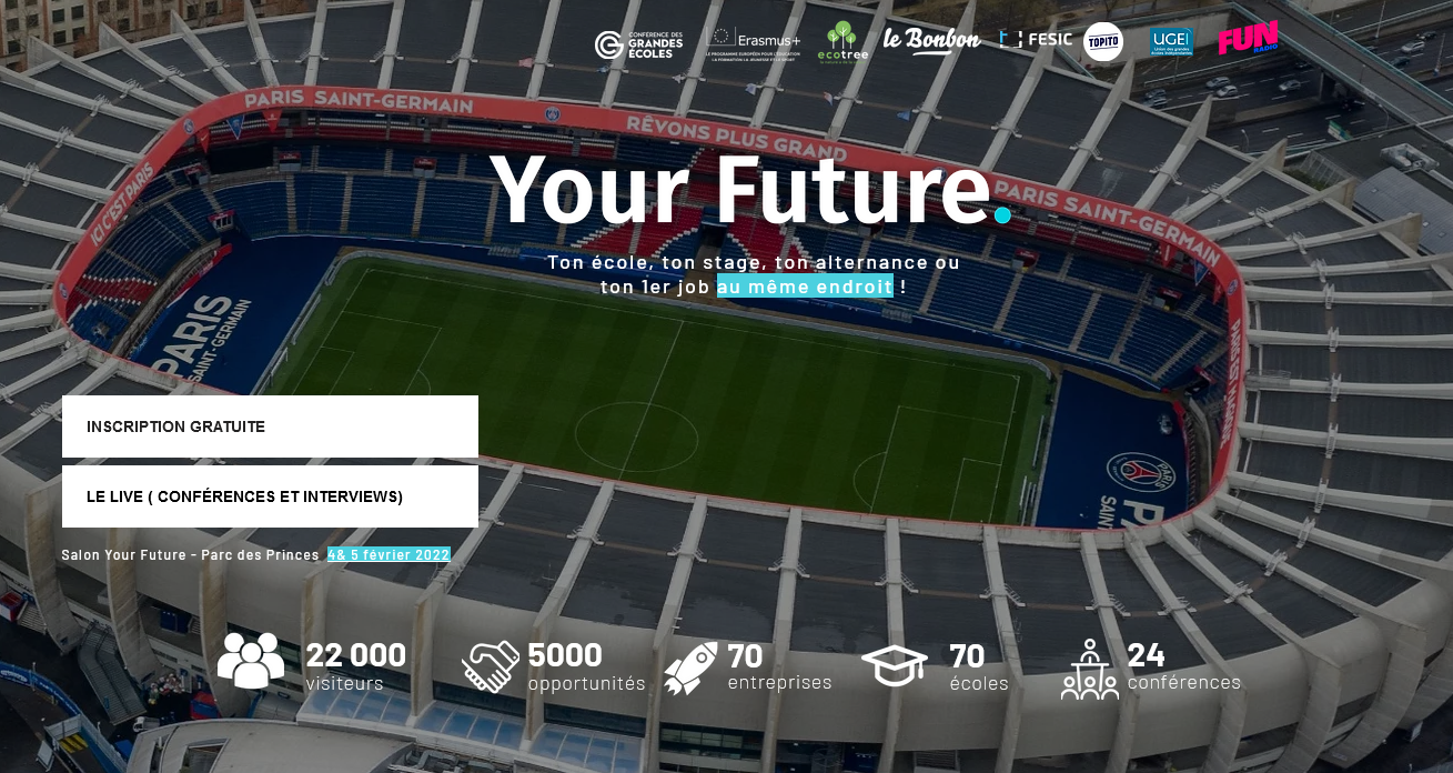 La FESIC partenaire du salon Your Future FESIC – Grandes écoles en ...