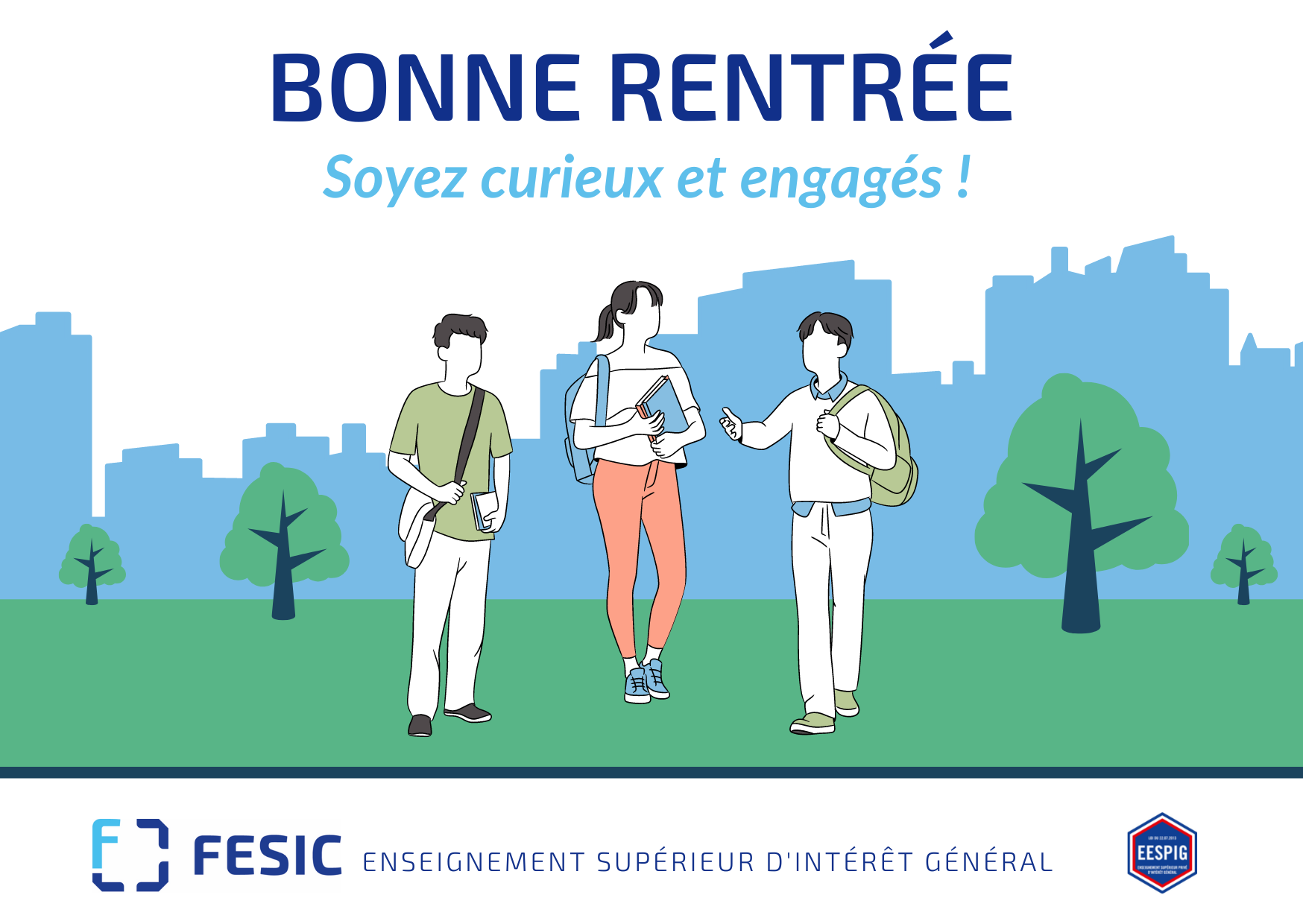 Bonne rentrée 2022 ! FESIC – Grandes écoles en contrat EESPIG