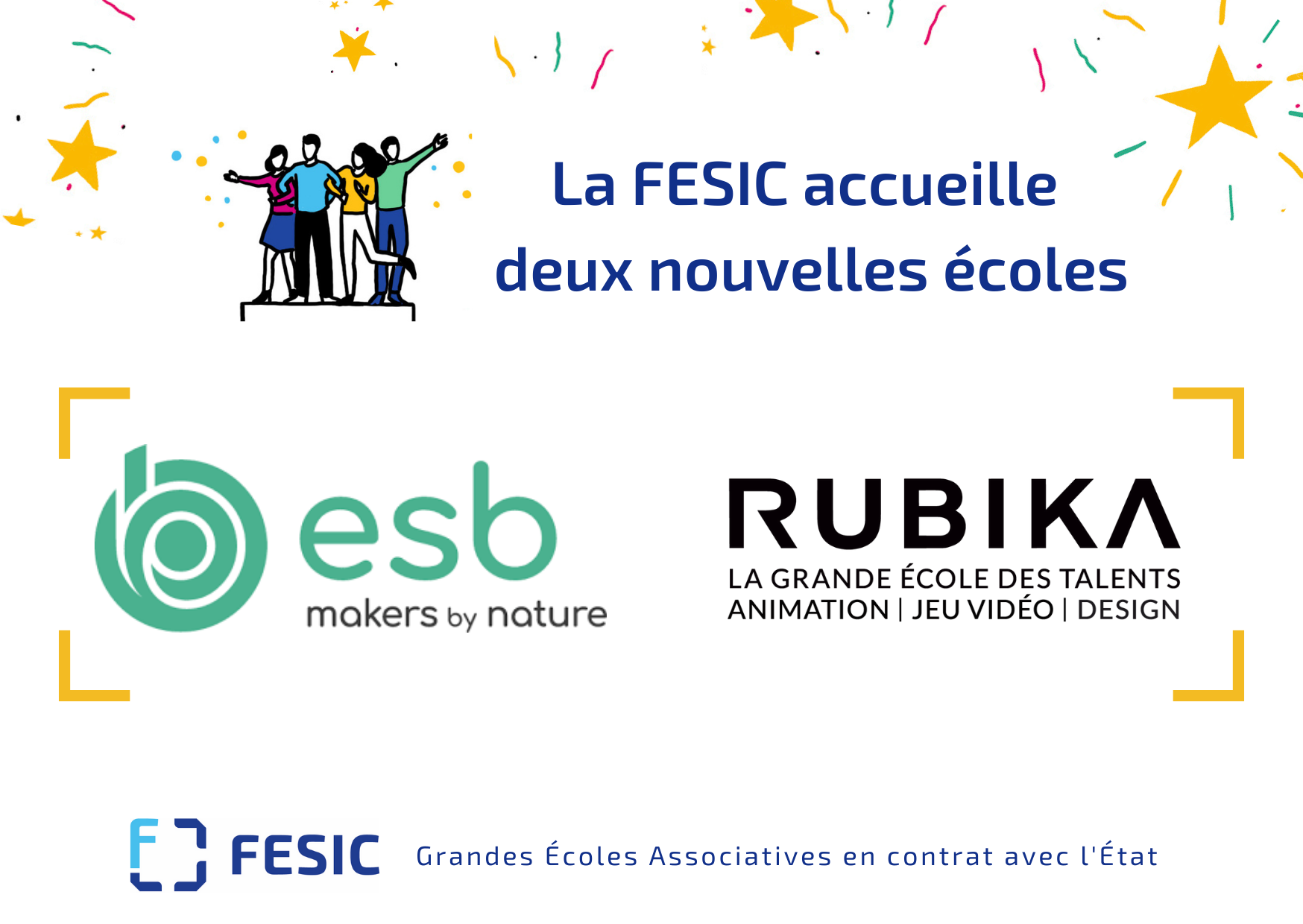 La FESIC accueille deux nouvelles écoles ESB et Rubika FESIC – Grandes ...